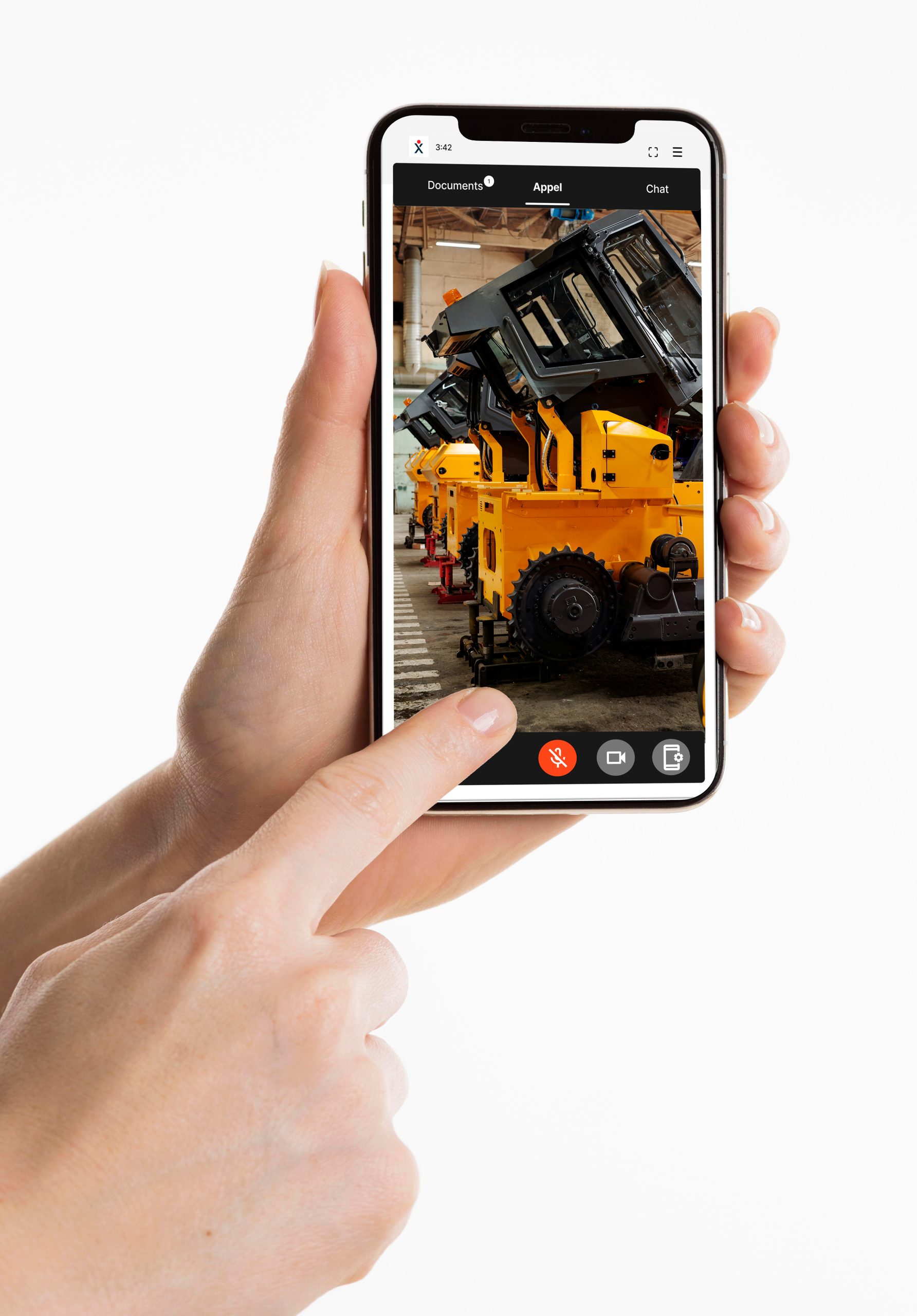 Remote visual support for heavy equipment rental - ViiBE